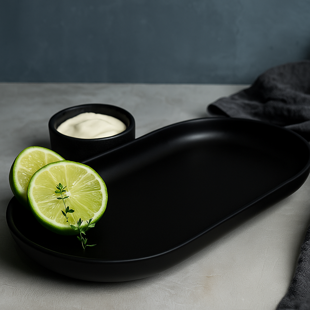 Matte-Finish Tray (Black) – Five Star Melamine