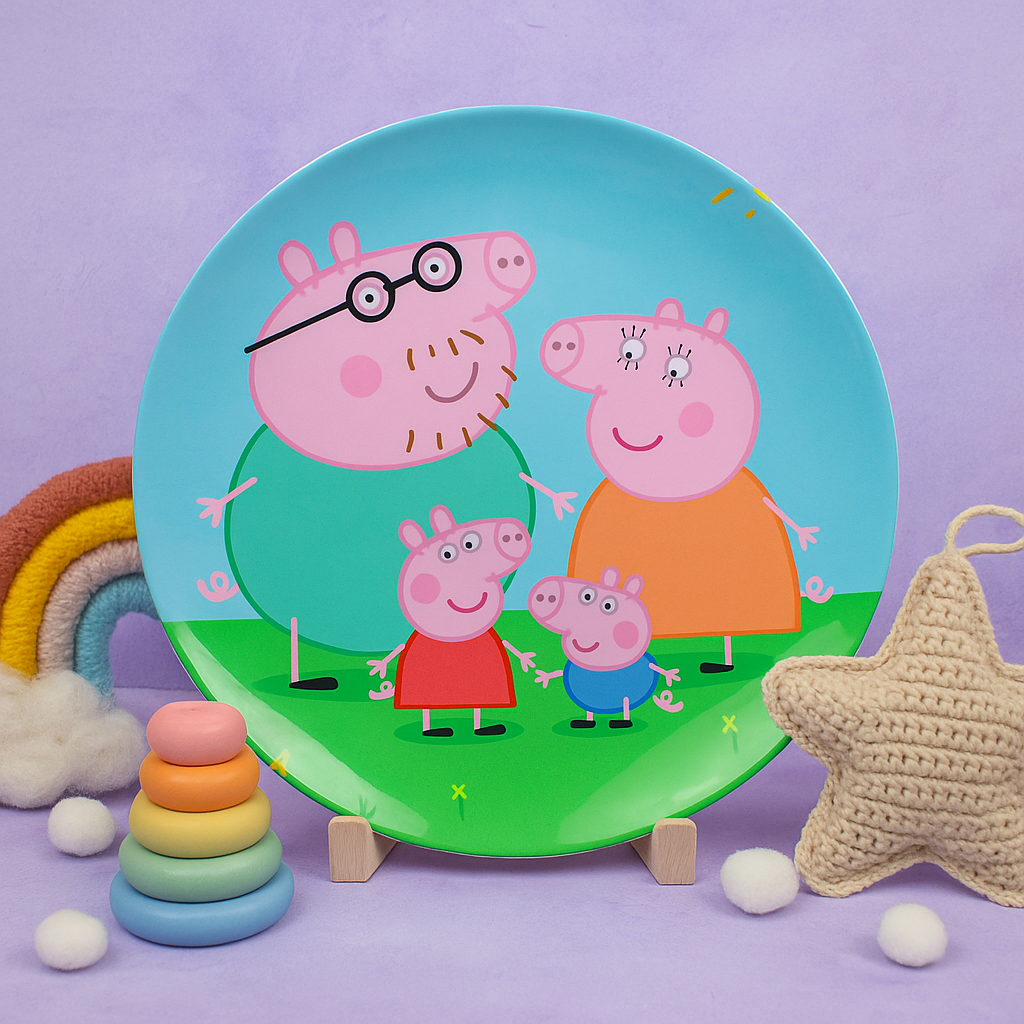Kids Cartoon Plate (Peppa Pig II) – Five Star Melamine