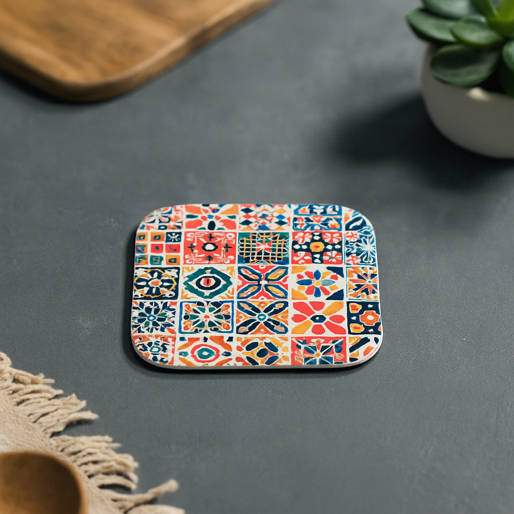 Square Coaster (Kaleido Tile) – Five Star Melamine