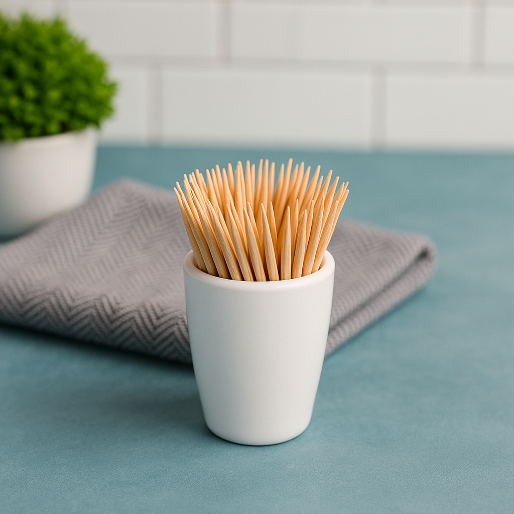 Toothpick Holder (White) – Five Star Melamine