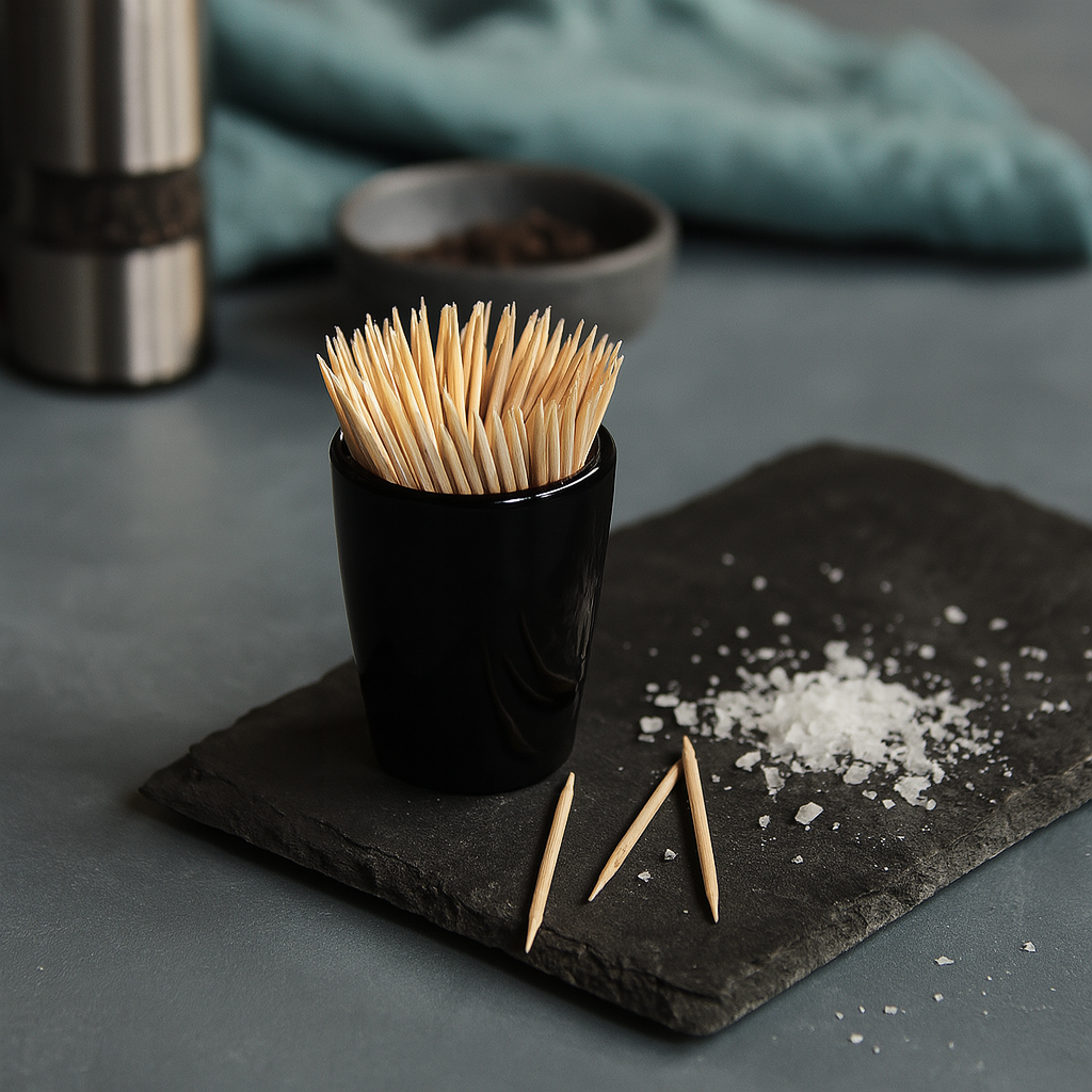 Toothpick Holder (Black) – Five Star Melamine