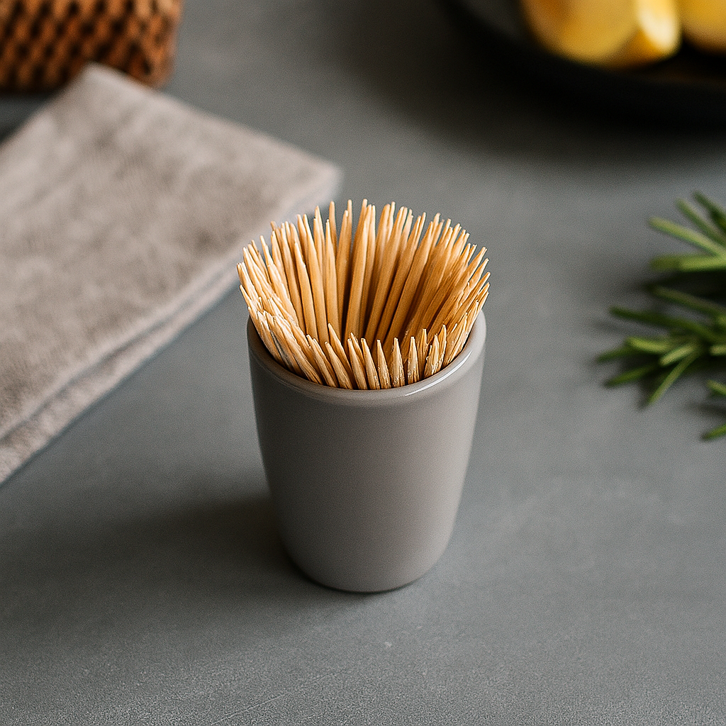 Toothpick Holder (Grey) – Five Star Melamine