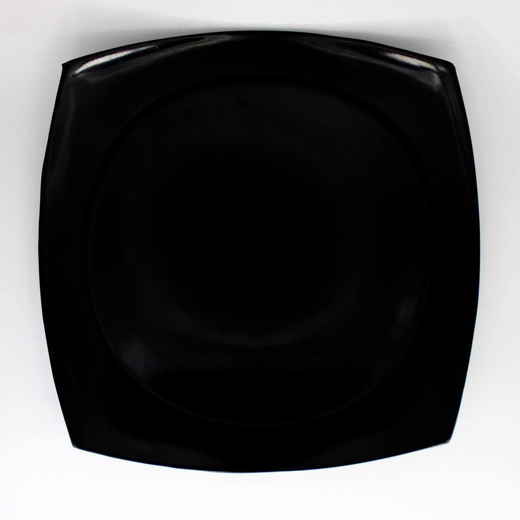 Square Dinner Plate (Black) – Five Star Melamine