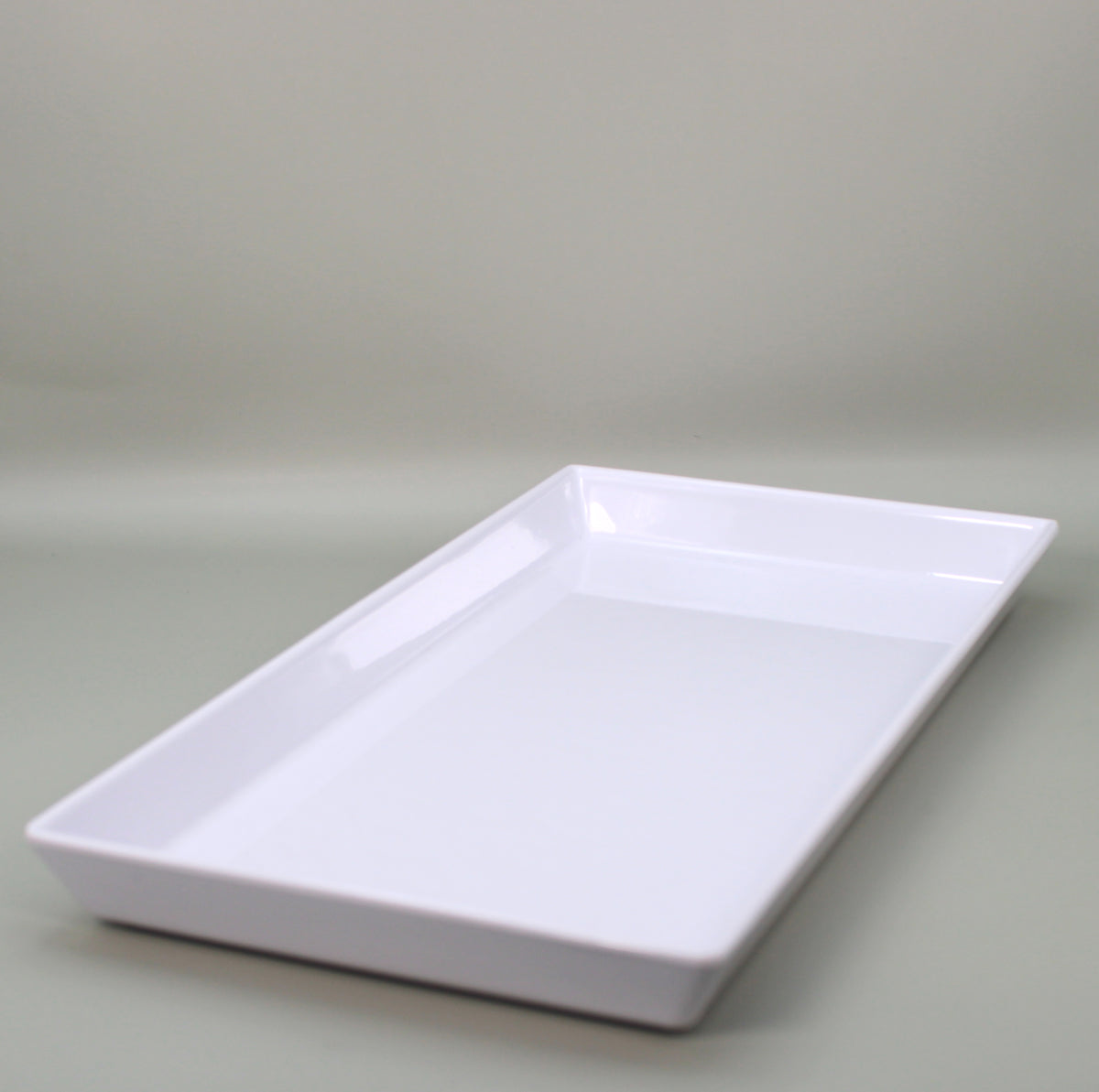 Rectangle Platter 12" x 6" (White) – Five Star Melamine
