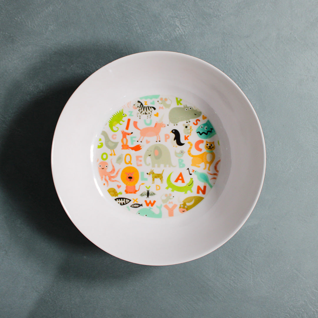 Kids Bowl (Animal Letters) – Five Star Melamine