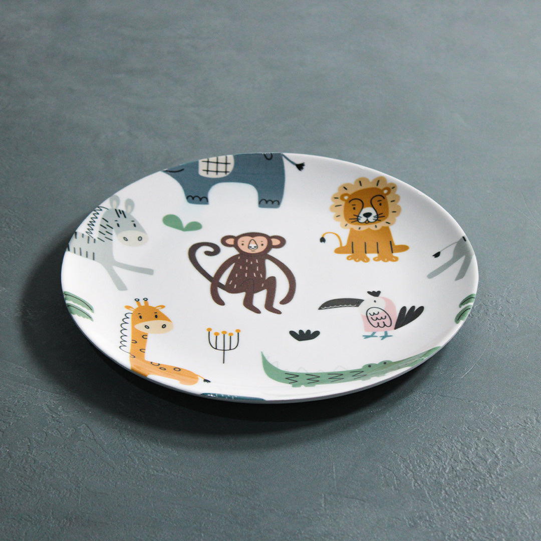 Kids Big Plate (Animal Land) – Five Star Melamine