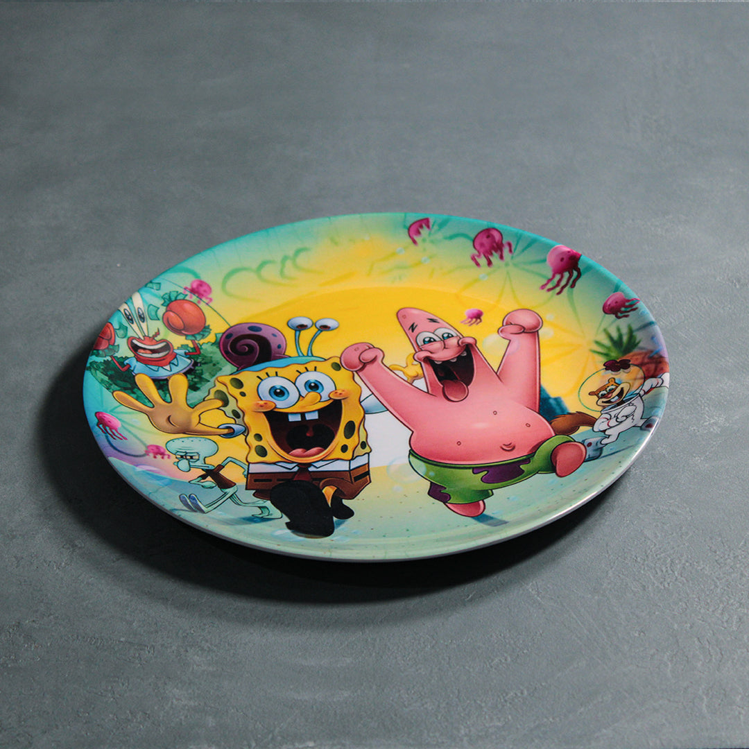 Kids Cartoon Plate (SpongeBob SquarePants) – Five Star Melamine