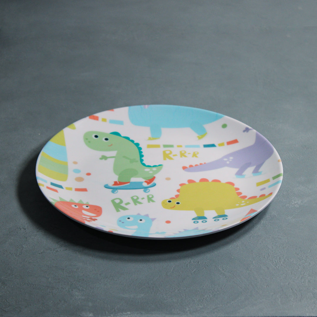 Kids Big Plate (Dino Dash) – Five Star Melamine