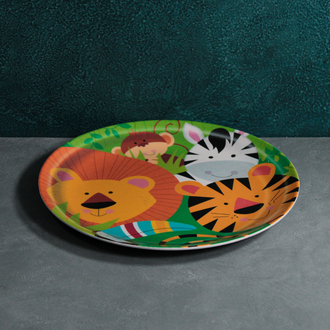 Kids Big Plate (Jungle Animals) – Five Star Melamine