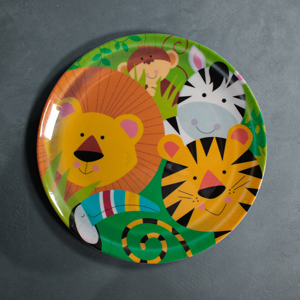 Kids Big Plate (Jungle Animals) – Five Star Melamine