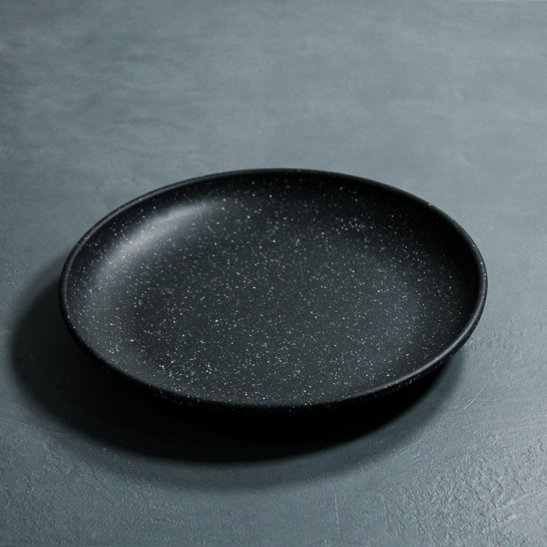 Matte Dinner Plate (Black Granite) – Five Star Melamine