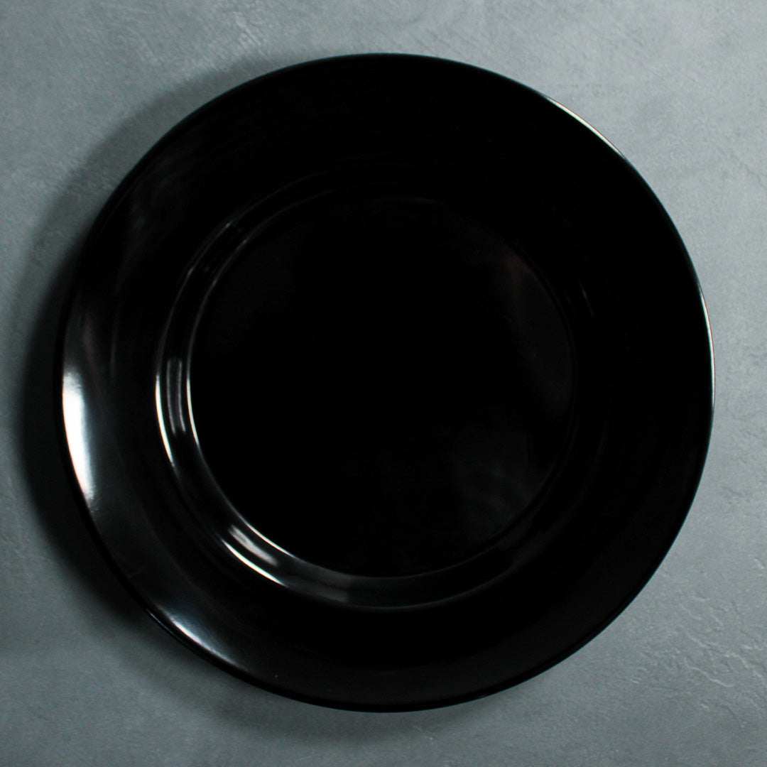 Deep Dinner Plate (Black) – Five Star Melamine