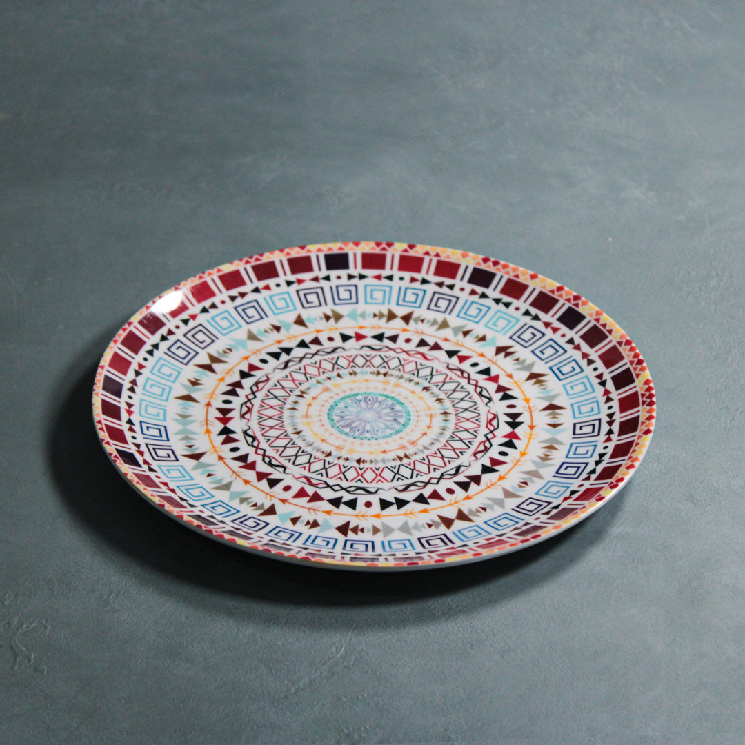 Dinner Plate (Boho Mandala) – Five Star Melamine