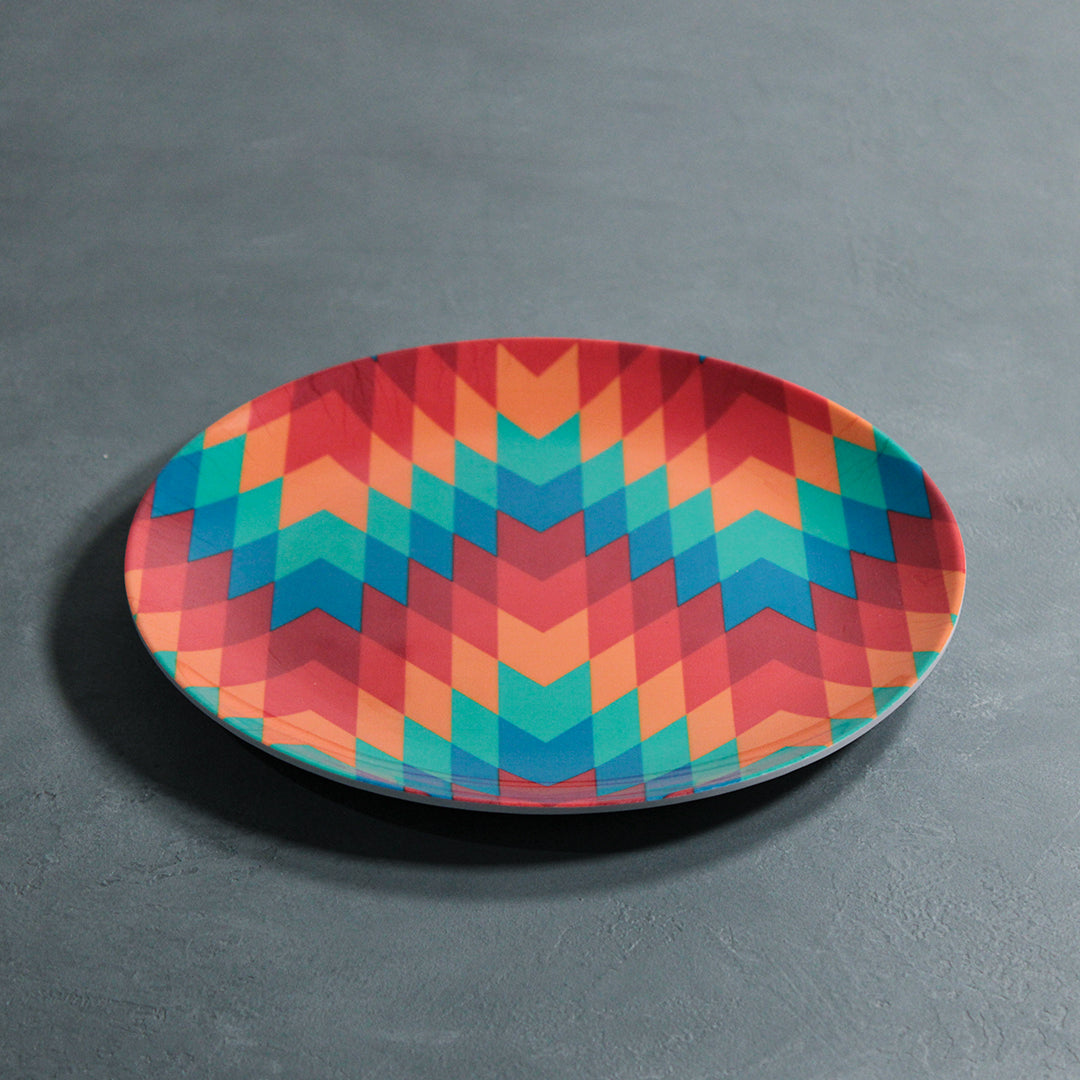 Dinner Plate (Chevron Fiesta) – Five Star Melamine