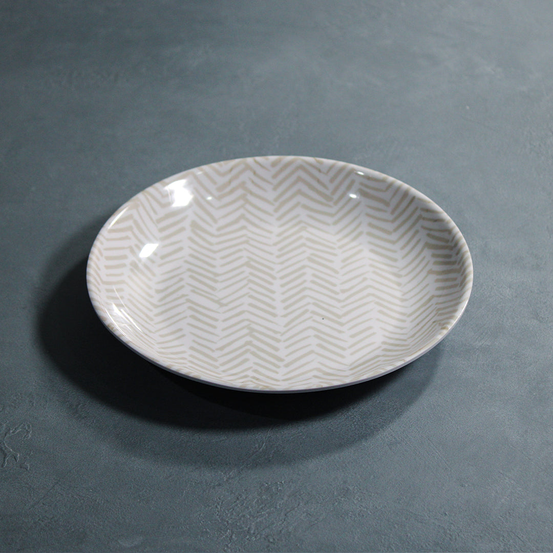 Small Round Plate (Sandstone) – Five Star Melamine
