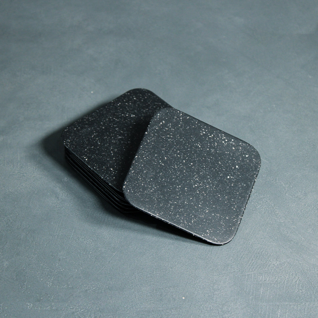 Square Coaster (Black Granite) – Five Star Melamine