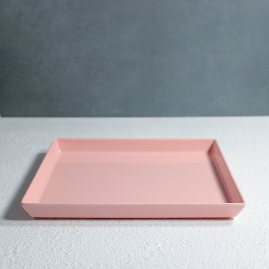Square Platter (Pink) – Five Star Melamine
