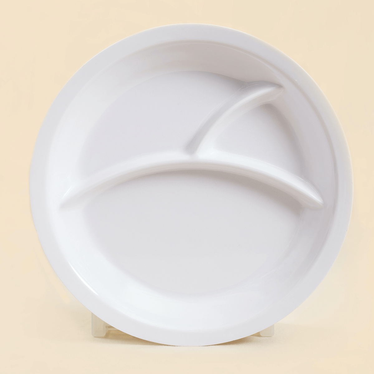 Divided Plate (White) – Five Star Melamine